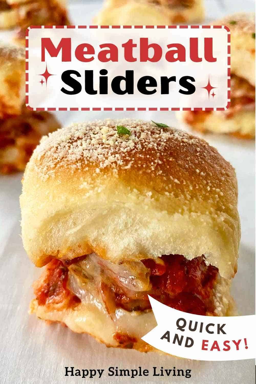 Best Hawaiian Roll Meatball Sliders Recipe - Happy Simple Living