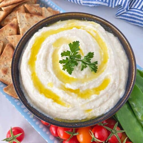 Whipped Ricotta Cheese Dip with Parmesan - Happy Simple Living